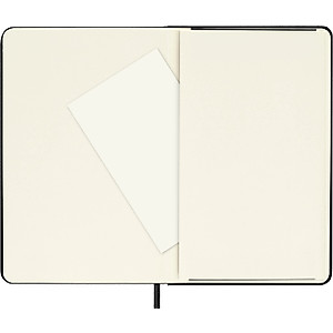 Moleskine Classic Notebook, Hard Cover, Pocket (3.5" x 5.5") Ruled/Lined, Black, 192 Pages