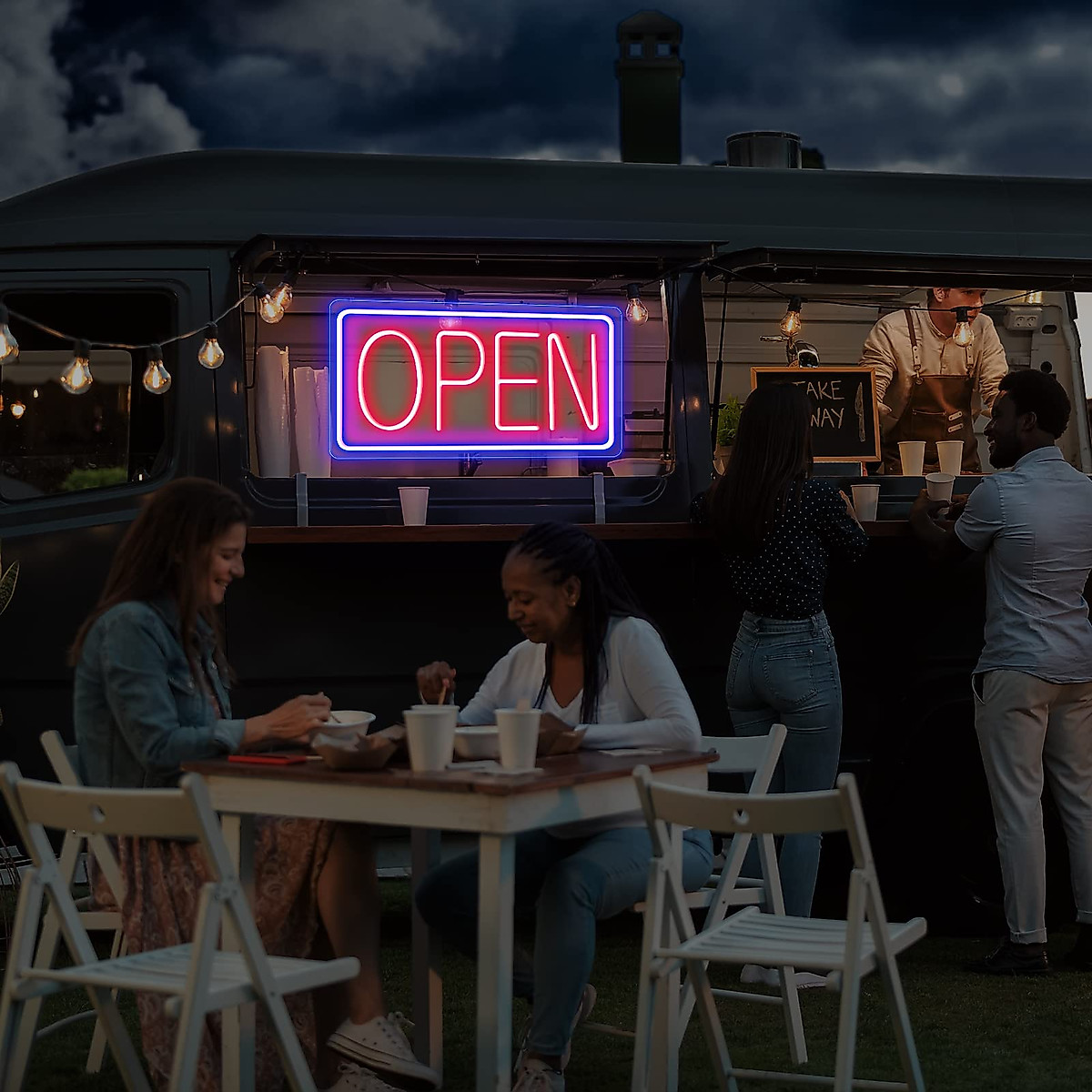 KABOER Neon Open Sign,16"x 9" LED Lights Open Sign Christmas Decoration,New Ultra Bright LED Neon Sign Wall Art for Business Bar Salon Shop Club(OPEN)