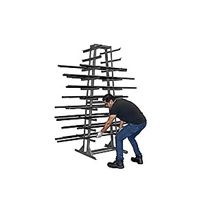 Durham Heavy Duty 14 Gauge Steel Horizontal Storage Rack, HSR-303085-95, 2600 lbs Capacity, 30" Length x 30" Width x 85" Height