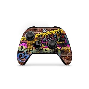 ZOOMHITSKINS Controller Skin Compatible with X1 S and X1 X, Vinyl Sticker Technology, Graffiti Street Brick Wall Art, Durable, 1 Skin, Made in The USA
