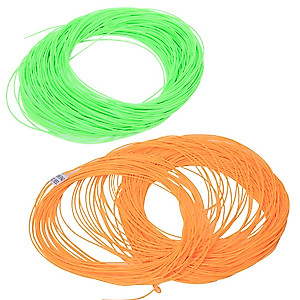 Fly Fishing Floating Line with Welded Loop,Strong Nylon Fly Line Floating Shooting Line,Welded Loops Fly Line Spool Fishing Tackle Accessory for Freshwater Saltwater(Verde)