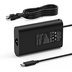 65W USB C Laptop Charger for Dell Chromebook 3100 3300 3380 3400 3500 5190 5300 5400 7200 7300; Dell LA65NM170 2YKOF LA45NM150 0HDCY5 Type C Power Supply Cord