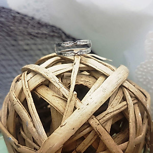 Dazzlingrock Collection 0.25 Carat (ctw) 14k Round Diamond Women Anniversary Wedding Band Enhancer Guard Double Ring 1/4 CT, White Gold, Size 7