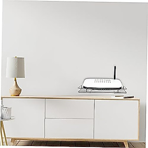 Cabilock Iron Nail- Router Storage Rack Bathtub Faucet Handles Bathroom Decor Tv Lower Row Small Wall Shelves Tv Top Shelf Router Shelf No Drill Tv Mount Wall Hanging Storage Rack Grey