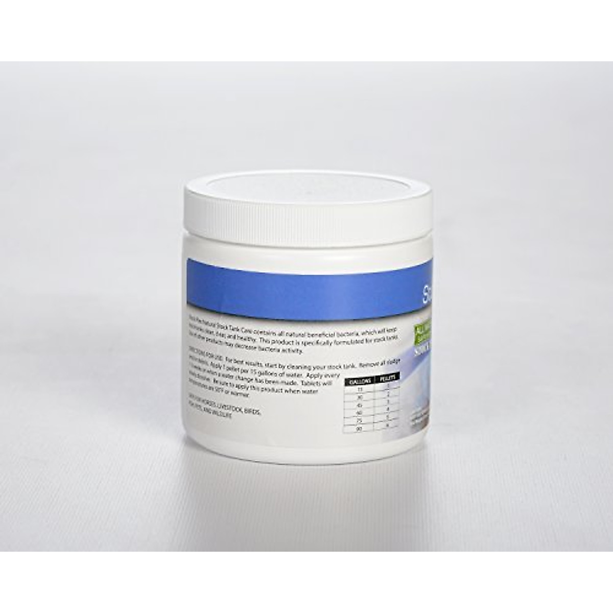 Sanco Industries Natural Stock Tank Care Tablets - All Natural Stock Tank Cleaner Tablets Keep Stock Tanks Clean, Clear, and Healthy - 7 Month Supply - Safe for All Livestock and Wildlife