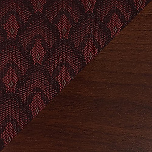 Wooden Mallet Valley Four Seat Sofa Chair, Mahogany