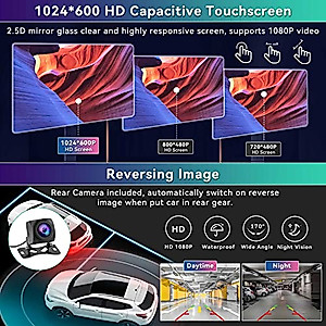UNITOPSCI Android 11 Car Radio for Subaru Legacy Outback 2005 2006 2007 2008 2009 Wireless CarPlay Android Auto 9”Touchscreen Bluetooth GPS Navigation FM USB Subwoofer SWC with AHD Backup Camera