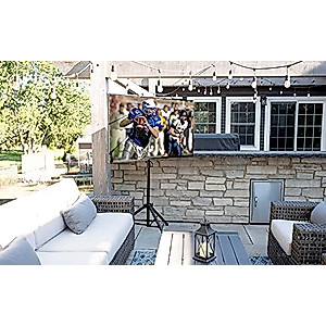 VIVO Tripod 32 to 55 inch LCD LED Flat Screen TV Display Floor Stand, Portable Height Adjustable Mount, Black, STAND-TV55T