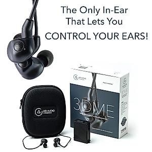 ASI Audio Premium in-Ear Monitoring System - G2 3DME Sound Limiting, EQ, IEM System, App-Controlled Ambience, Perfect for Musicians, Vocalists, Audio Engineers, and DJs