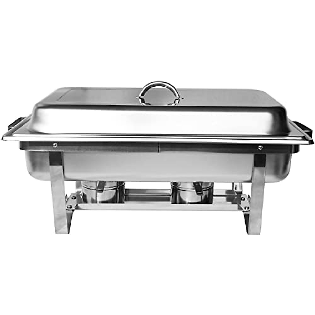 UZOURI Chafing Dish, Stainless Steel Food Warmer Buffet Dish Catering Pan Buffet Heater Stainless Steel Chafing Dish, for Catering Buffet Warmer Tray Dining
