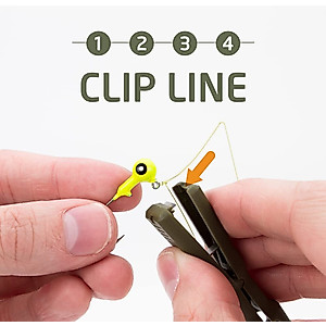 TYEPRO Fishing Knot Tying Tool/Jig Head and Hook Eyelet Grip/Line Threader/Clipper for Shaky Hands and Poor Eyesight. Tackle box Accessory.