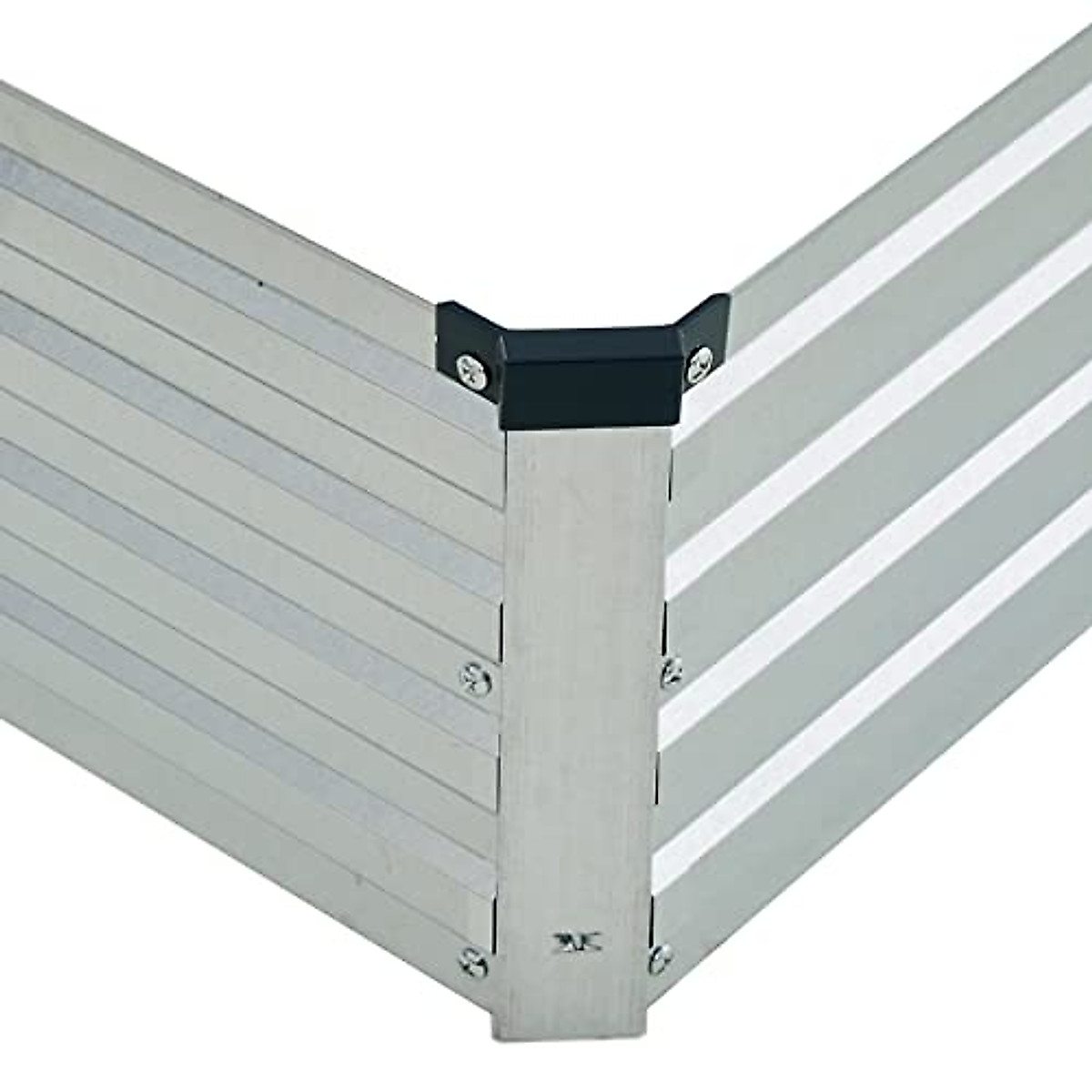 DIIYIV Galvanized Raised Garden Bed,Planter Raised Beds,Outdoor Garden Boxes,Large Metal Planter Box for Vegetables Flowers Herb,1 Pack 2pcs 8x4x1FT