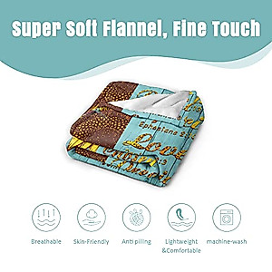 JIYEPOPO Religious Sunflower Blanket Soft Plush Bible Verse Blanket with Inspirational Thoughts and Prayers Christian Gifts Women Men God Says Butterfly Flannel Blanket 50x40 Inch