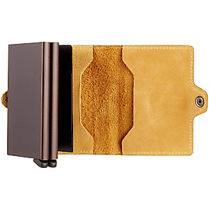 SECRID-Twin Ochre Leather Wallet