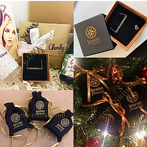 14k Gold or Silver Personalized Sideways Initial Letter Bracelet - Customize Your Solitaire Diamond Bracelet - Ideal Gift for Birthday, Weddings, Christmas, Engagements, Anniversaries