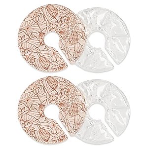 Kindred Bravely Soothing Breast Gel Pads | Hot or Cold Gel Packs for Breastfeeding & Pumping (2 Pack)