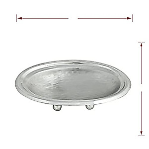 Bathroom Accessories - Set of 5 Includes Soap Lotion Dispenser, Soap Dish Tumbler, Cotton Jar, Tissue Box for Modern Farmhouse Bath Decor Kitchen Countertop Organizer Housewarming Gift - Silver