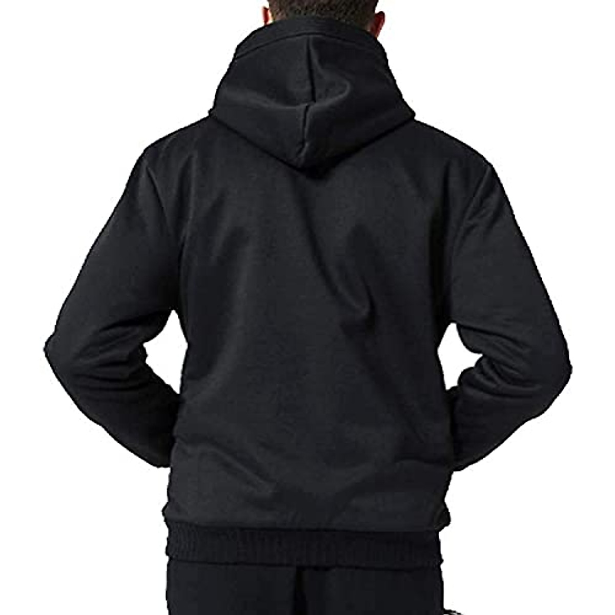 SECOOD Hoodies for Men Zip Up Sweashirts Thick Coats Fleece Sherpa Lined Winter Heavyweight Hooded Jacket
