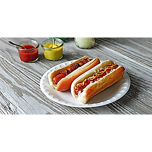 Hefty Everyday Foam Plates (White, Soak Proof, 9", 50 Count, Pack of 8)