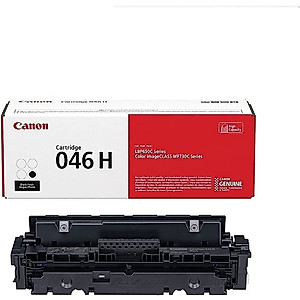 Canon 046 Toner Cartridge ImageCLASS LBP654Cdw, LBP654Cx, MF731Cdw, MF733Cdw, MF735Cdw - High Yield Black and Standard Yield Cyan, Magenta and Yellow - 4 Pack in Retail Packaging