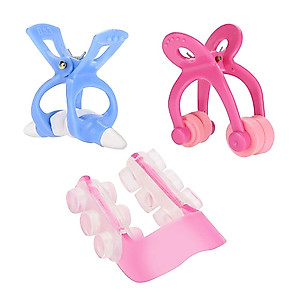 Nose Shaper,ANGGREK 3pcs Nose Shaper Massager Clip Straightening Beauty Clip Nose Up Clip Correction Set New