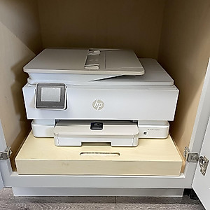 Sublime Design 19" Wide - Printer Pull Out Tray - Slide Out Shelves - Baltic Birch Wood Drawer for Printers (Classic Design, 19" Inches Wide)