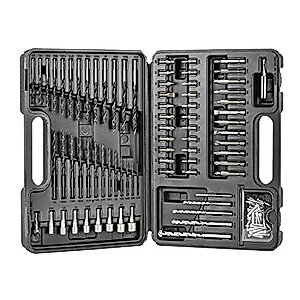 BLACK+DECKER Screwdriver Bit Set / Drill Bit Set, 109-Piece (BDA91109)