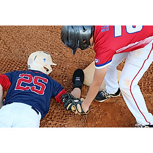 Tru Pro Sliding Mitt - Custom Design for Right and Left Hand - for Baseball and Softball - Sliding Mitt - Protection for Hand (Adult, Black)