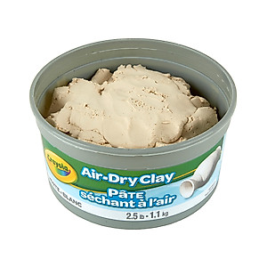 Crayola Air Dry Clay 2.5 Lb Bucket, White