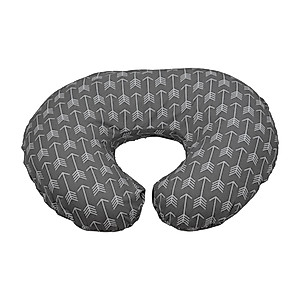 Adorology Nursing Pillow Slipcover, Gray Arrow Design, Maternity Breastfeeding Newborn Infant Feeding Cushion Cover Case, Baby Shower for New Moms