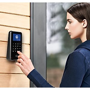 UHPPOTE 2.4-inch Display Door Access Control Touch Keypad 125khz Compatible with WiFi Tuya