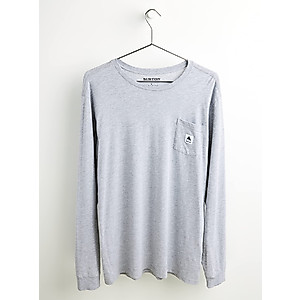 Burton Men's Standard Multipath Essential Tech Short Sleeve T-Shirt, Gray Heather, Small