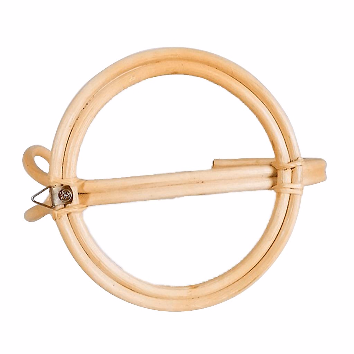 PURPLELILY Nordic Natural Rattan Wall Hooks Clothes Hanger Hanging Hat Coat Organizer Rack Home Hotel Kids Room Decoration Home Kids Room Decoration