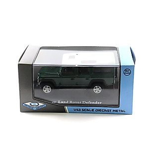 Motor city classics 1:43 Land Rover Defender British Green - Optimum Diecast