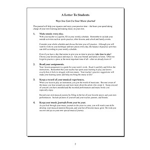 My Music Journal - Student Assignment Book: Hal Leonard Student Piano Library