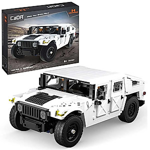 Cada Humvee 1:12 Scale Off-Road Vehicle Model – Authentic Collectible Car Building Kit – 1380 Pieces – Perfect for STEM Learning