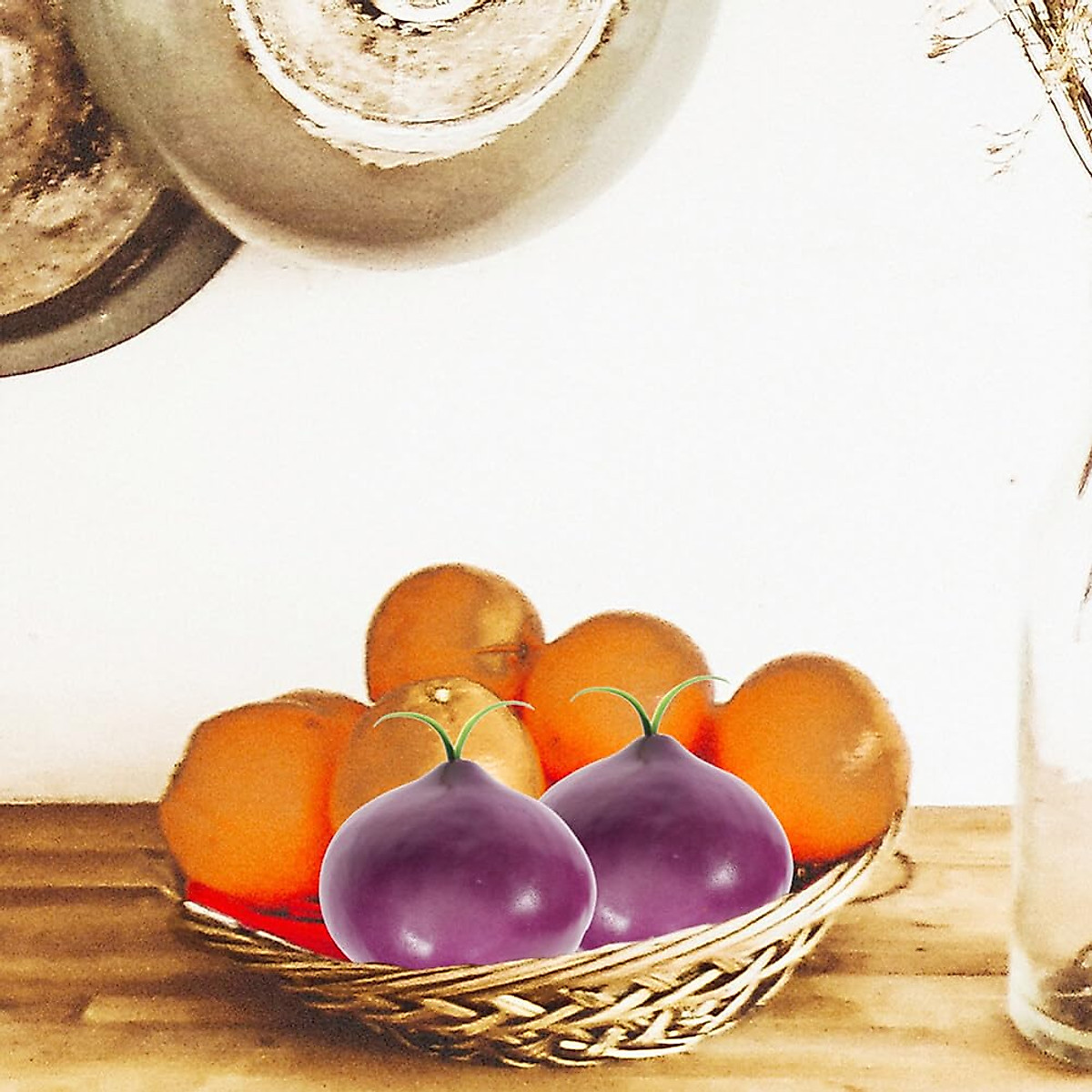 SAFIGLE 10pcs Home Decor Onion Fake Vegetable Model Desktop Decor Vegetable Photo Props Simulation Vegetables Decor False Food Model Artificial Vegetable Decor Foam Fake Fruit Pretend