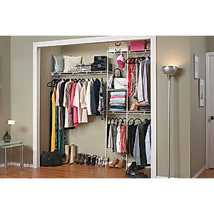 ClosetMaid 1628 Closet Organizer Kit, 5-Foot to 8-Foot, White