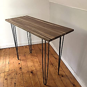 Black Walnut Butcher Block Bar Table. Kitchen Dining Room Table.