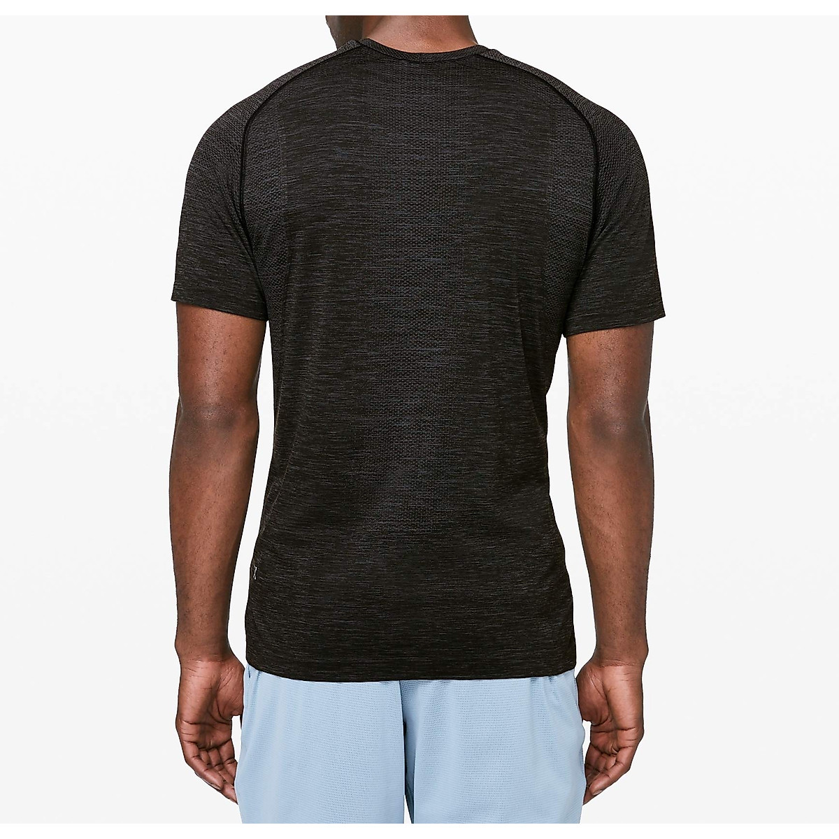 Lululemon Mens Metal Vent Tech Short Sleeve Shirt (Deep Coal Black, XL)