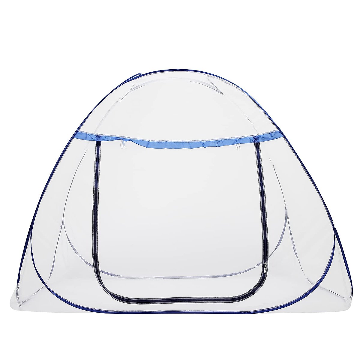 ACOSDIDES Pop-Up Mosquito Net Tent, Folding Mosquito Net Portable Mosquito Net Zipper Single Door Travel Mosquito Net with Net Bottom,Easy to Install and Wash for Baby Adults Trip (79 x71x59 inch)