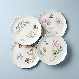 Lenox Butterfly Meadow 4-Piece Dinner Plate Set, 5.47, Multi, 891268