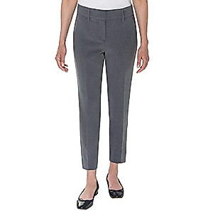 Kirkland Signature Ladies' Modern Fit Comfort Stretch Ankle Ankle Pant (10, Gray)