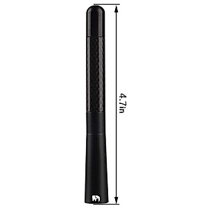 ONE250 Antenna, Compatible with Ford F-Series (F-150 F-250 F-350 Raptor Ranger 1997-2024), Ford Fusion (2000-2019), Ford Transit (2007-2024), Mustang (2000-2016), C-Max (1999-2024), Fiesta (Black)