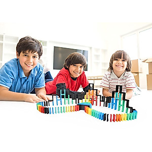 Bulk Dominoes Pro-Domino Kit | Dominoes Set, STEM STEAM Small Toys, Family Games for Kids, Toys, Building, Toppling, Chain Reaction Sets (Starter)