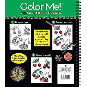 Color Me! Adult Coloring Book (Skull Cover - Includes a Variety of Images)