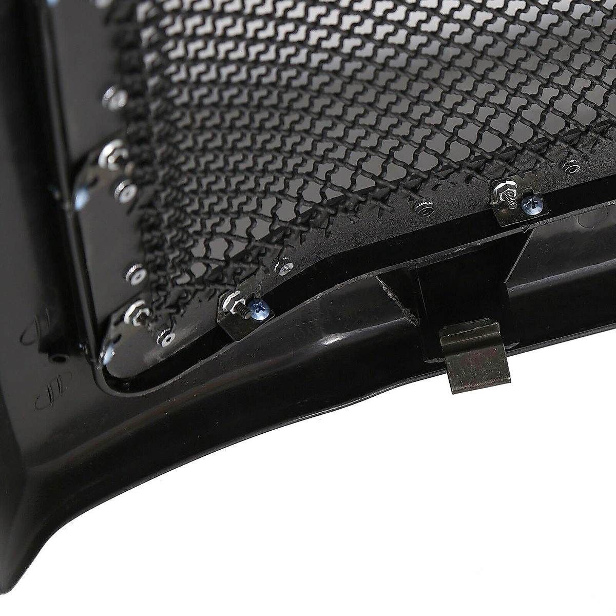 LAFORMO Rivet Mesh Front Bumper Grille w/Shell Compatible with 2005 2006 2007 Ford F250 F350 Super Duty