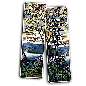 Christian Bookmarks Cards - in Christ Alone (30-Pack) - Gift Ideas for Sunday School, Youth Group, Church Camp, Bible Study - Easter Day, Thanksgiving, Christmas - Prayer Cards - War Room Decor