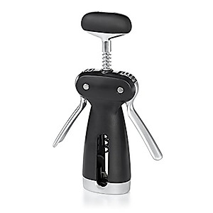 OXO SteeL Winged Corkscrew with Removable Foil Cutter