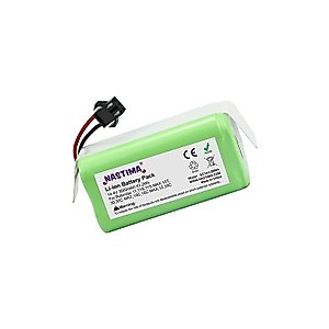 NASTIMA 14.4V 3000mAh Replacement Battery Compatible with Tesvor X500, Ecovacs N79 N79S and Eufy Robovac 11 11S MAX 15C MAX 20C 30C MAX G10 G20 G30